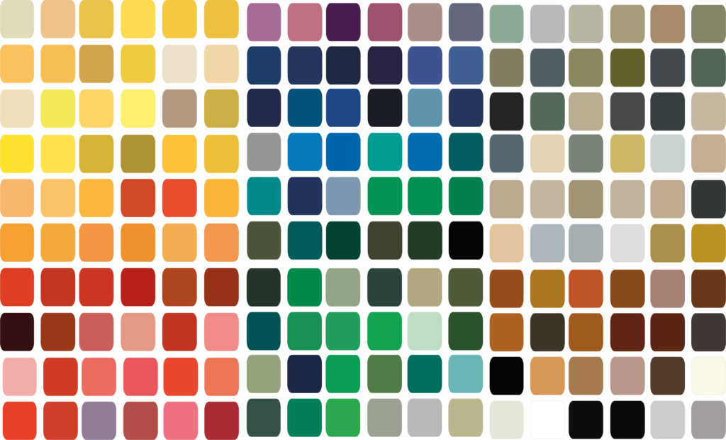 Vzorník barev - BB Kovo